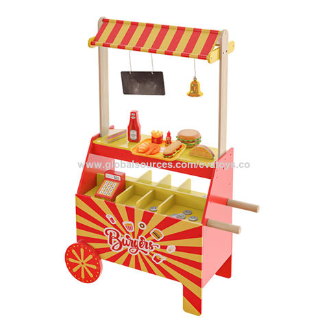 Buy Wholesale China New Pretend Play Burger Sandwich Shop Wooden ...