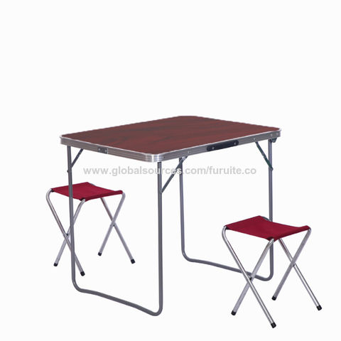 Buy Wholesale China 1 Table & 2 Chairs Table Sets Leg Aluminum Alloy ...