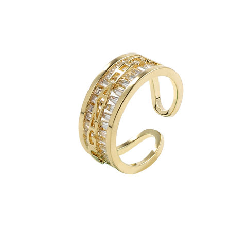 Buy Wholesale China Unclosed Rosegold Fashion Ring With Small Diamond ...