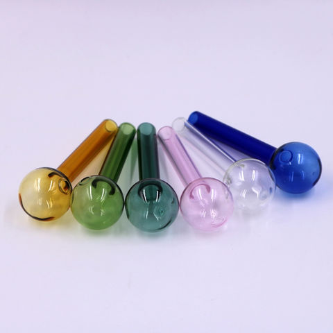 Buy Wholesale China 4 Inch Borosilicate Colorful Glass Straw Tube Pipe ...