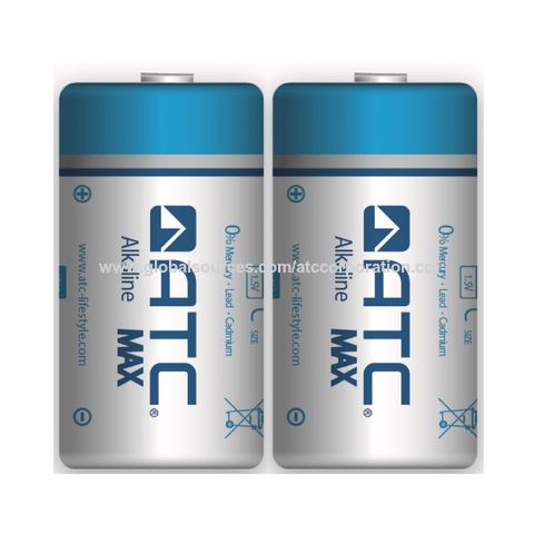 Buy Wholesale Hong Kong SAR Atc Lr14 C Size Alkaline Max Battery 1.5v ...