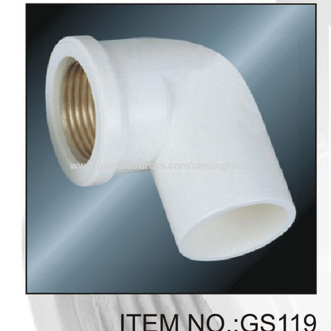 Buy Wholesale China Pvc Pipe Fitting Female Elbow 90 With Brass For ...