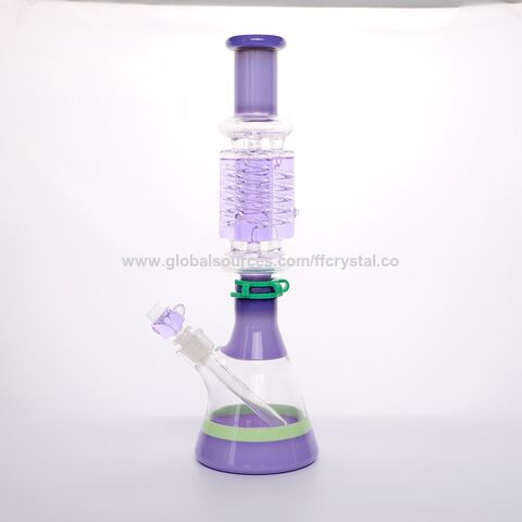 Buy Wholesale China Supply 41cm Height Oil Spring Glass Bong Perc ...