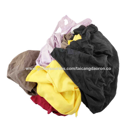 Buy Wholesale China Industrial Cleaning 95% Cotton Mixed Dark Color T ...