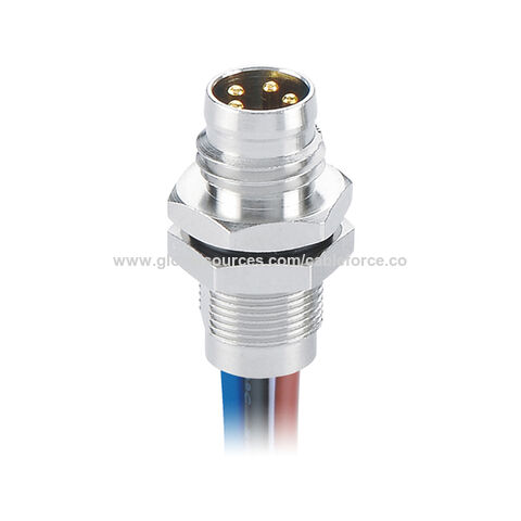 Buy China Wholesale Oem Iec 61076-2-104 M8 Panel Receptacle Connector 4 ...