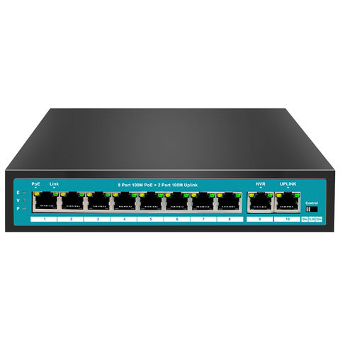 Buy Wholesale China 144w 8 Port 10/100mbps Poe Switch 48v Power ...