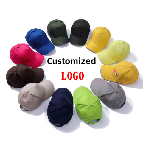 Buy Wholesale China Customized Five Pieces Advertising Cap Embroidered ...
