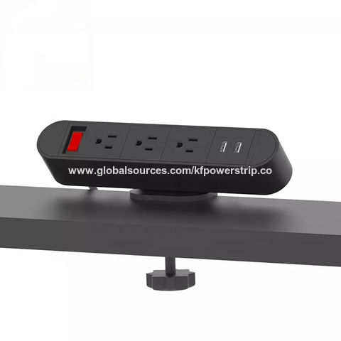 Buy Wholesale China 3 Outlet 2 Usb Desk Clamp Power Strip Socket ...