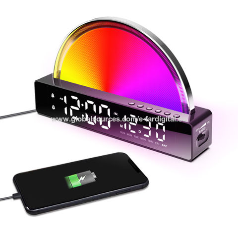 Buy Wholesale China Smart Clocks Wake Up Light Sunrise Digital Alarm ...
