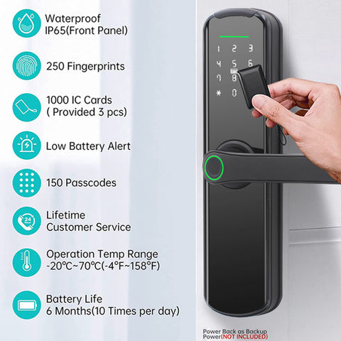 Buy Wholesale China Intelligent Wifi Fingerprint Digital Main Door Lock ...