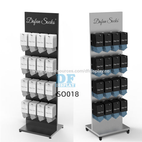 Buy Wholesale China Acrylic Sock Display Double Side Hook With Four ...