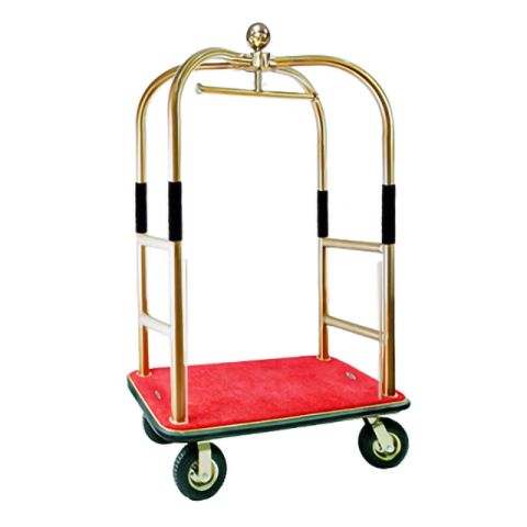 Stainless Steel Hotel Luggage Trolley For 5 Star Hotel, Hotel Bellman ...