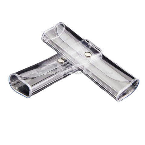 Buy Wholesale China Plastic Eyeglass Cases Transparent Clear Color ...