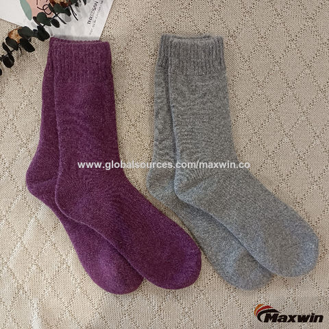 Buy Wholesale China Winter Daily Ladies Angora Wool Blend Warm Solid ...