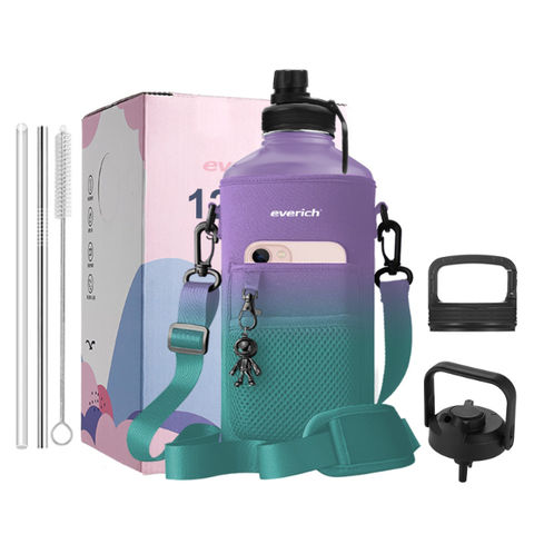 128 Oz Insulated Water Jug One Gallon Beer Growler Stainless Steel ...