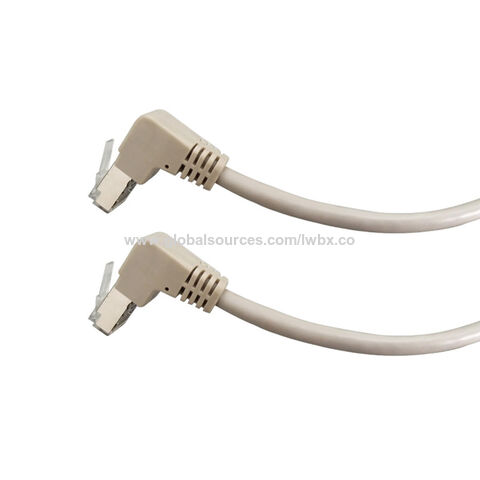 Buy Wholesale China Cat5e/cat6 Angle Lan Patch Cord 90 Degree To 90/180 ...