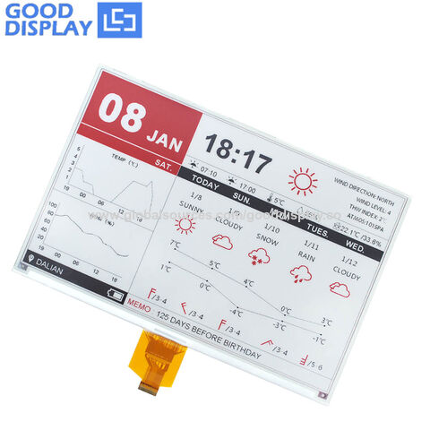 Buy Wholesale China Ssd1677 10.2 Inch E-paper Color Spi E Ink Display ...