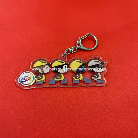 Buy Wholesale China Custom Laser Cut Clear Acrylic Keychains With ...