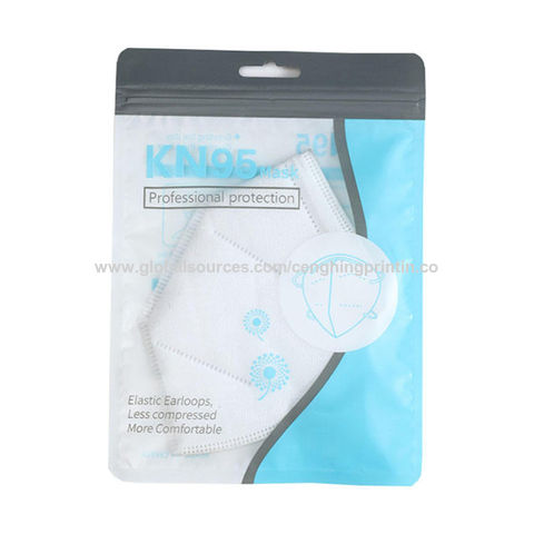 Buy Wholesale China Wholesale Custom Logo Zip Lock Face Mask Bag Stand ...