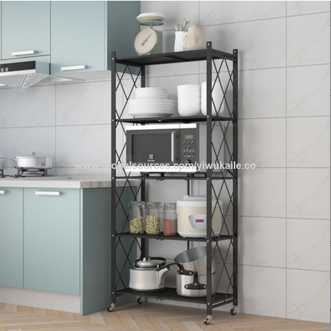 Buy Wholesale China Tier Racks Kitchen Shelf Free Installation Foldable ...