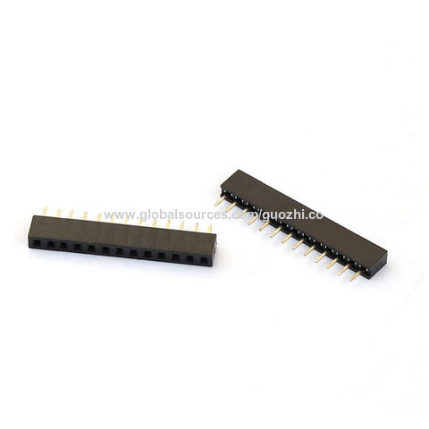 Buy Wholesale China 2mm Pitch 13pins Female Pin Header Connectors Vertical Dip Female Single Row ...