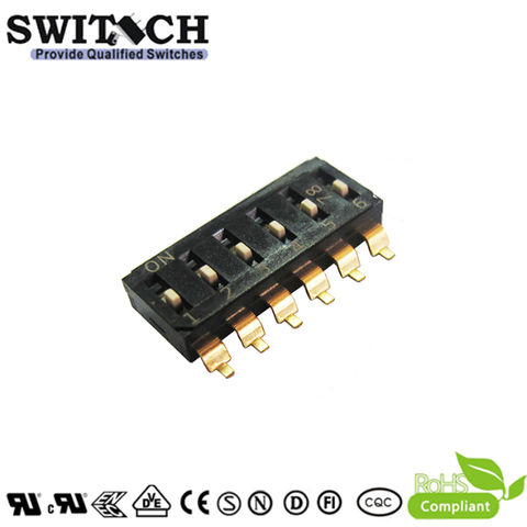 Buy Wholesale China 6pin Code Switch Dip Switch Piano Push Switch & Dip ...