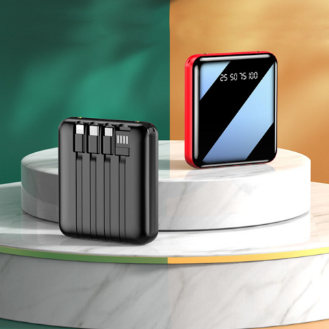 Buy Wholesale China Mini Power Bank With Micro Usb Type C Cable ...