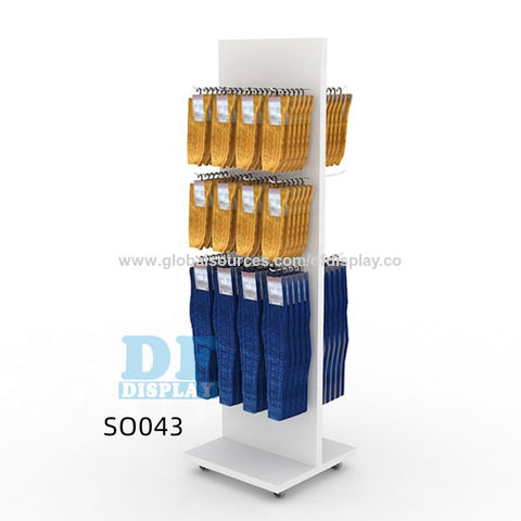 Buy Wholesale China Sock Display Rack Double Sided Free Standing Floor ...