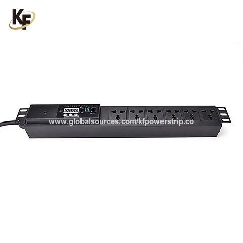 6 Slots Clever Pdu Universal 19 Rack Mount Pdu Power Distribution - China Wholesale Power Socket ...