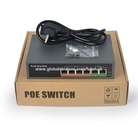 Buy Wholesale China 4+2 Port 48v Poe Switches 65w 10/100mbps With ...