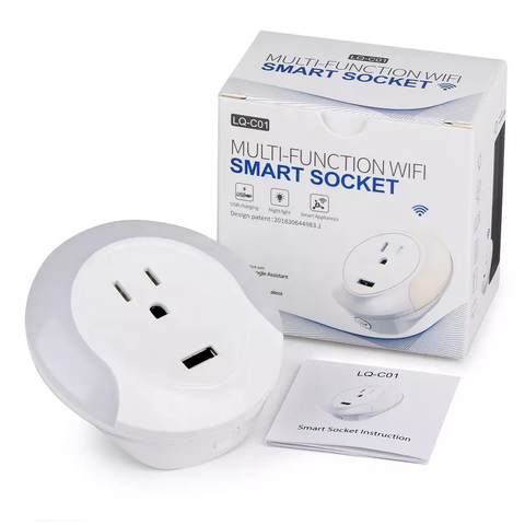 Buy Wholesale China 3 In 1 Tuya Wifi Smart Socket Outlet Us 10a Plug ...
