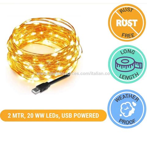 Buy Wholesale China Outdoor Waterproof Copper Wire Lamp String & Solar ...