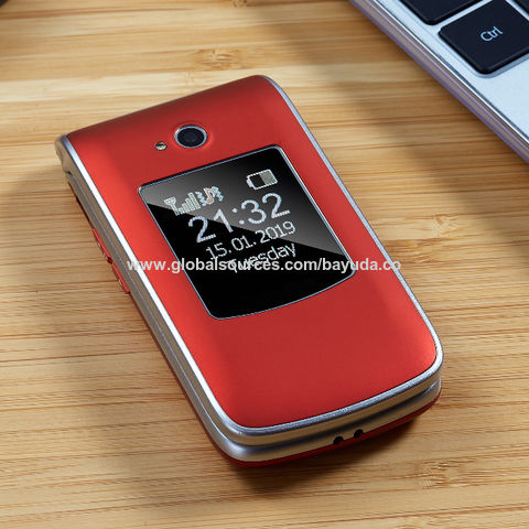 Buy Wholesale China Mtk 2.6" Flip Phones Dual Lcd Mobile Phone With Big ...