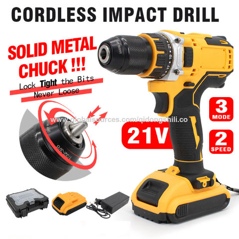 Buy Wholesale China Professional Cordless Drill Set Combo 21v Electric ...
