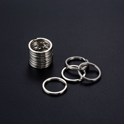 Buy Wholesale China Metal Key Rings Flat Split In Bulk Heavy Duty ...
