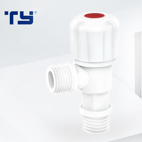 Buy Wholesale China Plastic Body T Angle Valve Tap With Pvc Wall Flange ...