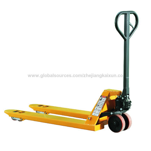 Buy China Wholesale Manual Pallet Truck 2t Capacity Nylon Wheel 685mm ...