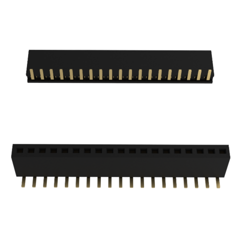 Buy Wholesale China Female Header Connector Pitch 1.27mm Pin Optinal ...