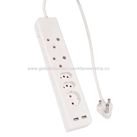 Electrical Extension Socket 5 Outlet Usb Power Strip, Electrical ...