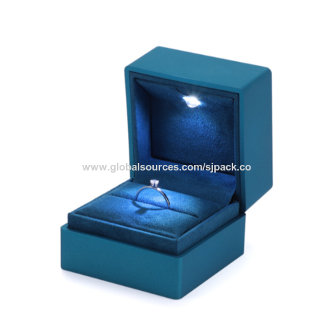 Buy Wholesale China New Arrivals Led Blue Jewelry Box Light Ring ...
