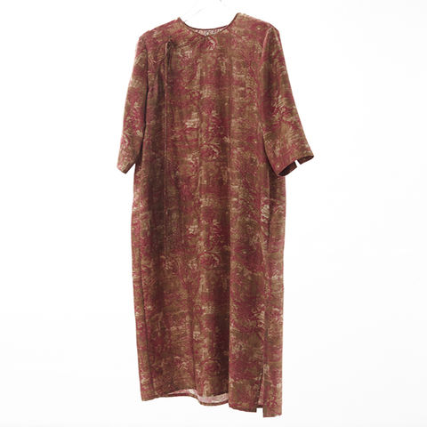 Buy Wholesale China Woven's Italic Placket Buttons Dress & Woven Round ...