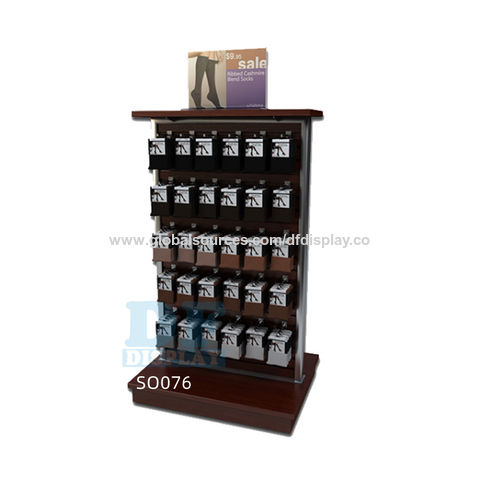 Buy Wholesale China Wooden Sock Display Rack Accessories Display Stand ...