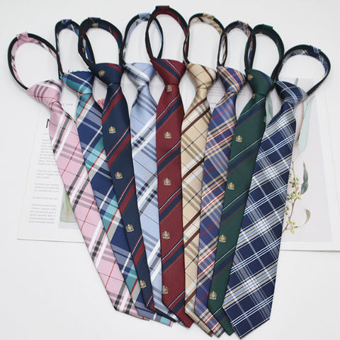 Buy Wholesale China Wholesale Polyester Woven Zipper Neckties School ...