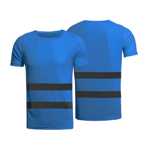 Reflective Shirt Hivis Safety Short Sleeve Reflective Construction ...