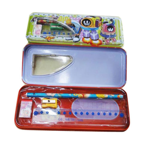 Buy Wholesale China Children's 3-layer Pencil Case, Made Of Metal ...