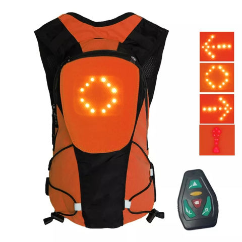 Buy Wholesale China Reflective Sport Riding Backpack Led Hi Vis ...