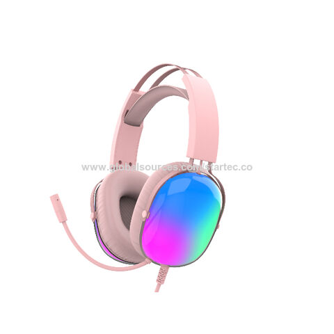 Buy Wholesale China 2022 Crystal Gaming Headset With Full Panel Rgb On ...