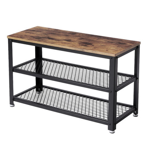 Buy Wholesale China Vasagle Metal Frame Industrial Vintage 3-tier Shelf ...