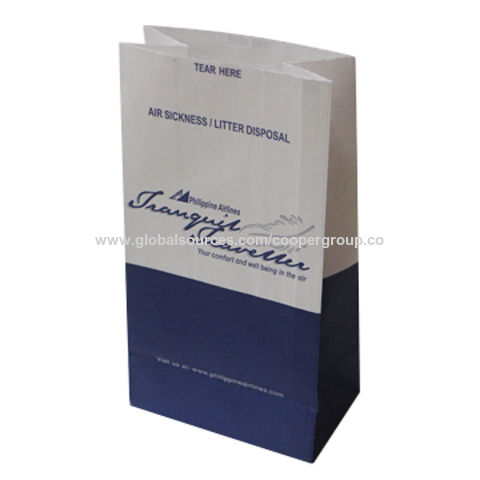 Buy Wholesale China Airplane Offset Vomit Paper Bag & Vomit Paper Bag ...