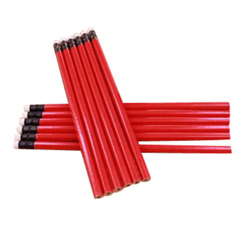 Buy Wholesale China Oem Specially Design Red Carpenter Pencils & Red ...